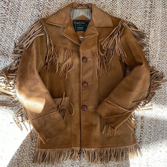 Schott NYC | Jackets & Coats | 96s Schott Rancher Suede Fringe Jacket ...
